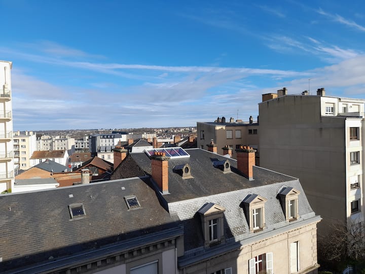 Grand, Clair, Central, éLégant, 2 Chambres - Limoges