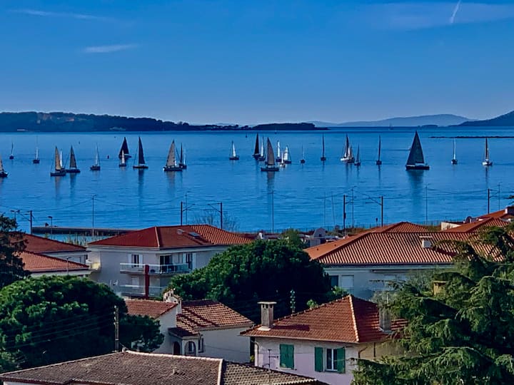 Bel Appartement Avec Vue Mer Panoramique - Antibes