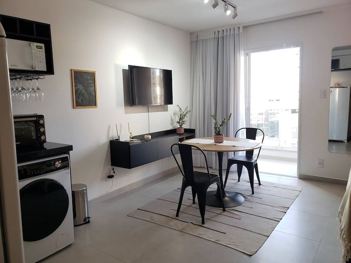 Loft Central - Ar Cond., Piscina, Acad., Coworking - Juiz de Fora