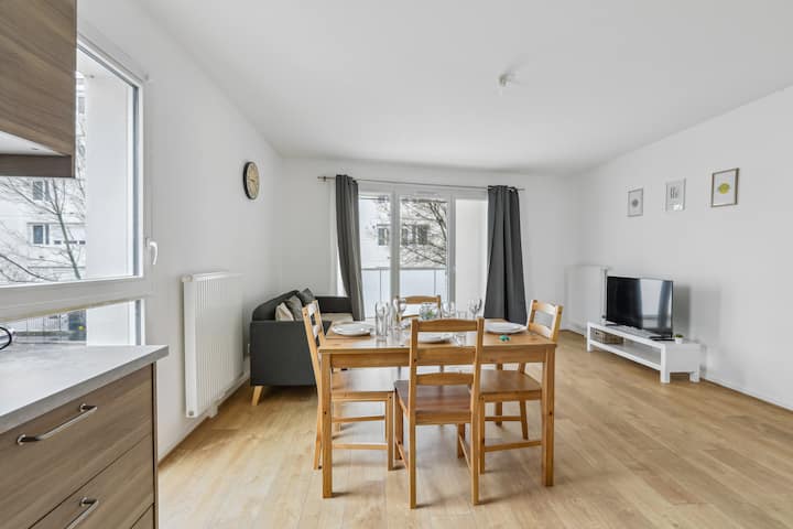 Chic Appart Avec Terrasse Et Parking - Rouen