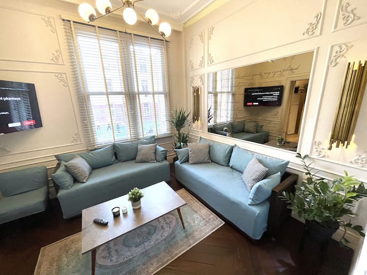 Modern Designer 3br/3ba Flat | Ac & No Hills! - Istanbul