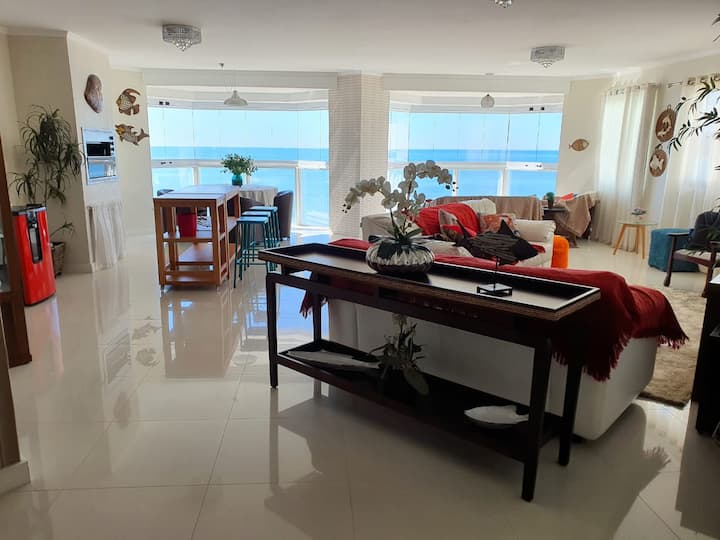 Luxo E Vista Mar Na Av.atlântica - Balneário Camboriú