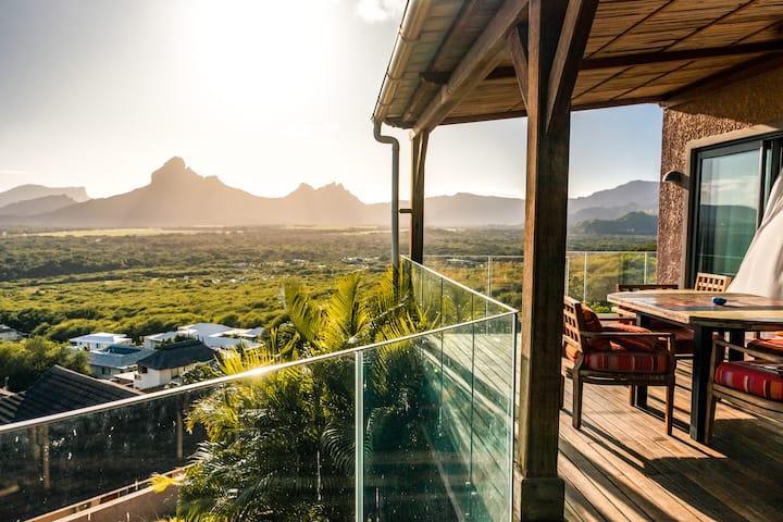 Villa Teranga Avec Vue Sur La Baie De Tamarin - Mauritius