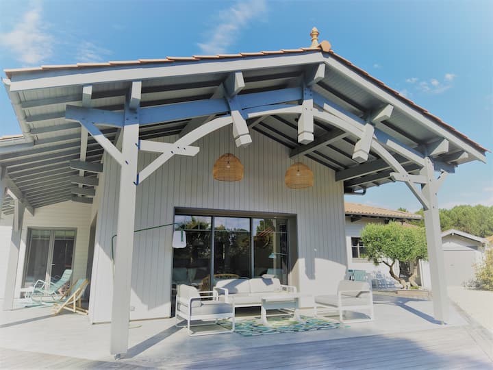 Villa Hirondelle, Piscine, Calme, Plage, Sérénité - Biscarrosse