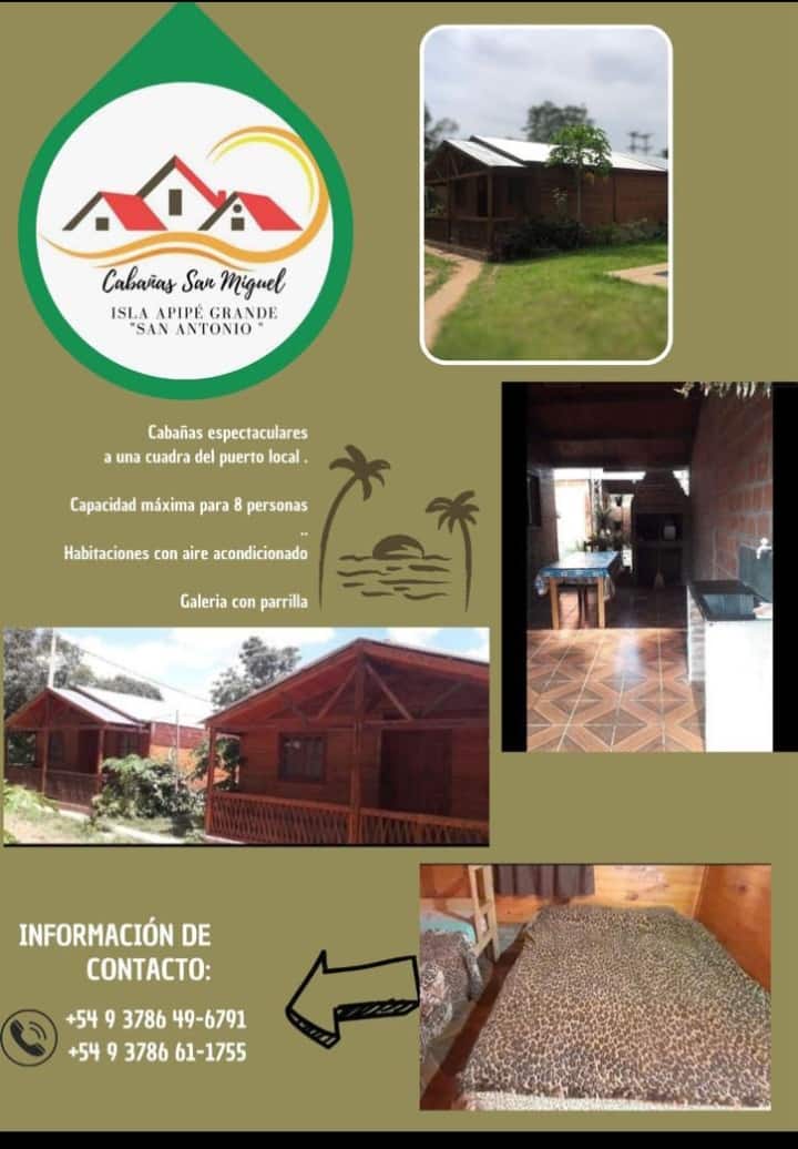 Cabañas En Isla Apipe Grande - Ituzaingó