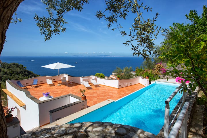 Villa Triludonia - Piscina Privata Vista Mare - Isla de Capri