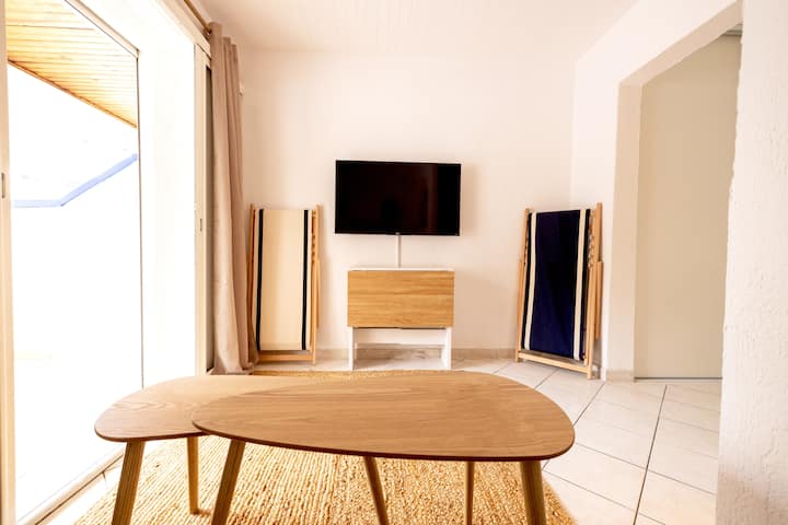 Appartement De Plage Cosy - à 50m De La Mer - Aigues-Mortes