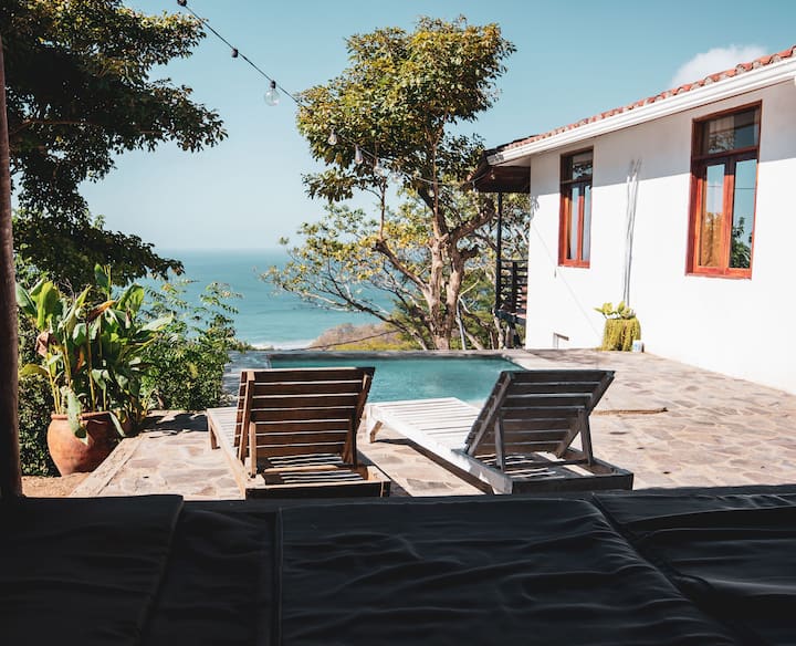 Ocean View House 2 Bedrooms & Pool - Nicaragua