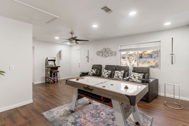 Gameroom-6 Total Beds-7 Tv's-spacious - Broken Arrow