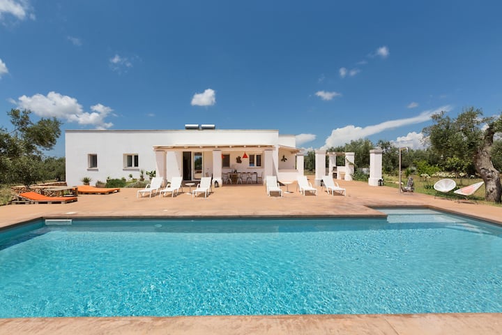 Villa Rosalorè De Luxe Avec Piscine - Torre San Giovanni