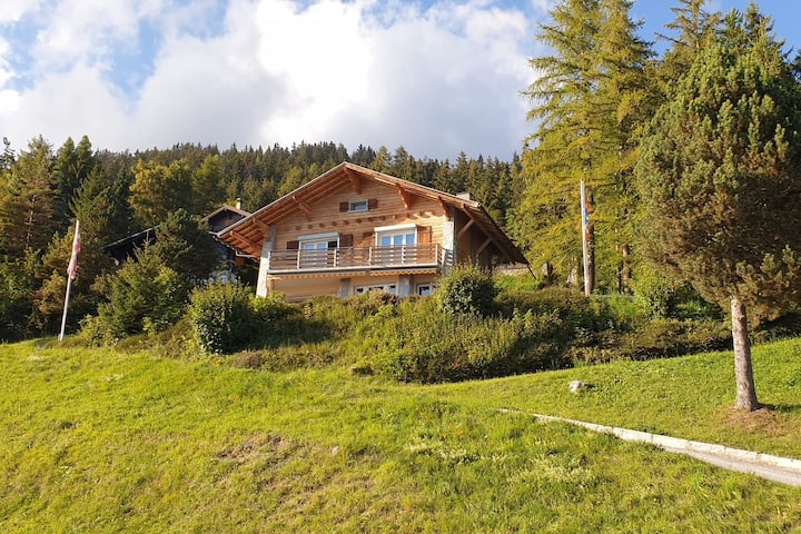 Chalet "La Louise" Avec Vue Imprenable - Leukerbad