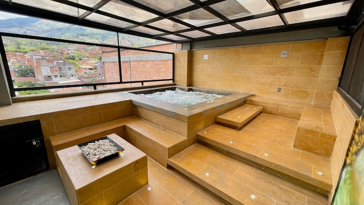 Desayuno | Jacuzzi | Baño Turco | Parqueadero - 麥德林