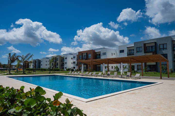 2br Apartment With Pool View & Modern Gym - Punta Cana