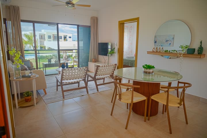 2br Apartment With Pool View & Modern Gym - Punta Cana