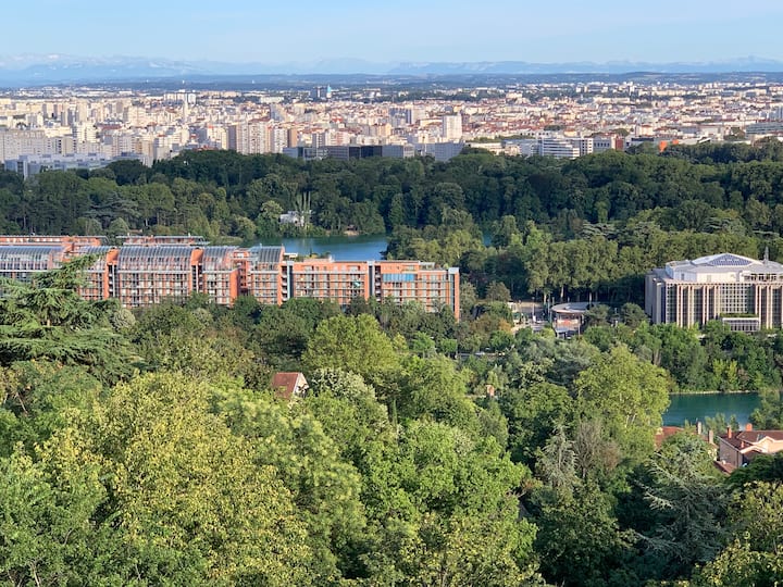 Appartement Avec Vue Exceptionnelle Sur Tout Lyon - ibis Lyon Caluire Cité Internationale