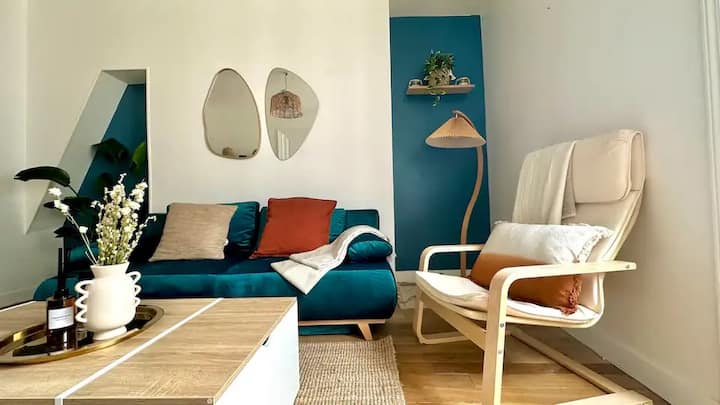 La Perle Bleue - Appartement Cosy à La Défense - Puteaux