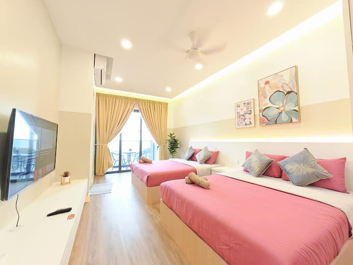 Mjholidaya1645{charmingsuite} Seaview+freecarpark - Malacca