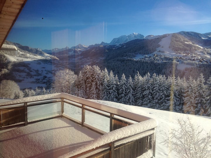 Grand Chalet Face Au Mont-blanc - Flumet