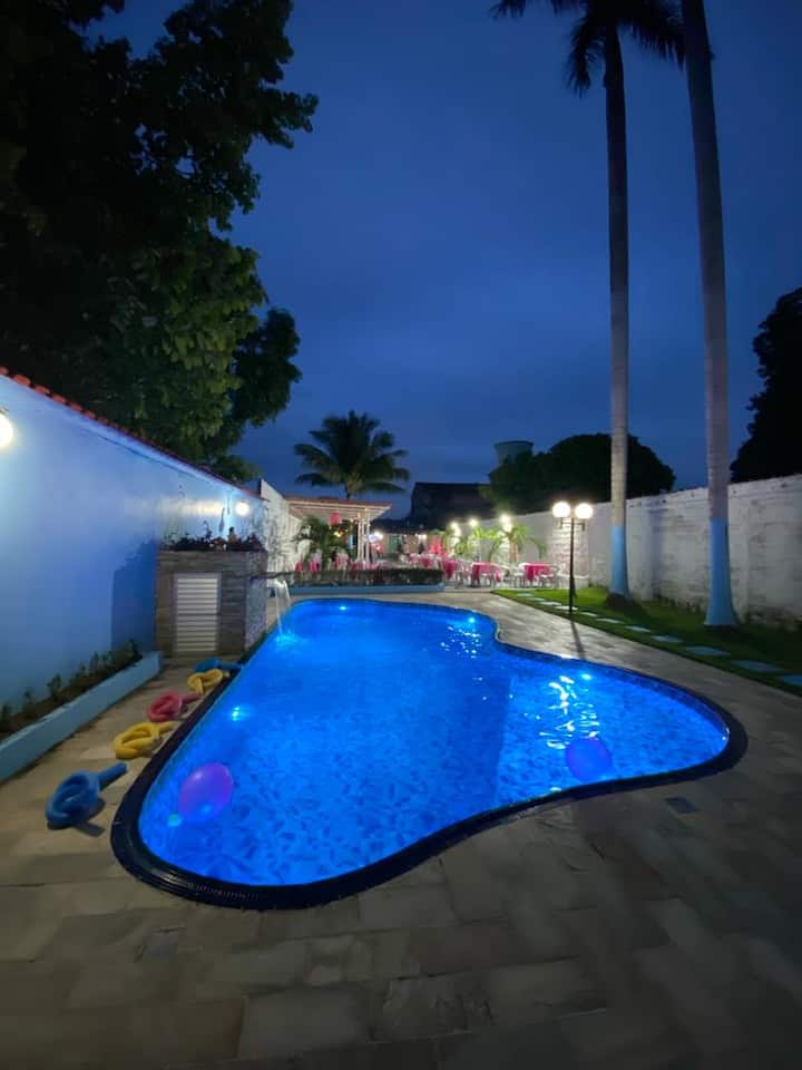 Casa C/ Piscina, 5 Quartos, Climatizada, Manaus-am - Manaus