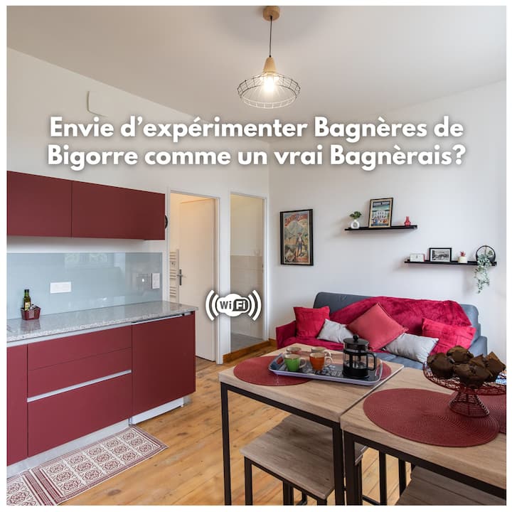 T2 Cosy : Parking, Tout à Pied, Wifi - Bagnères-de-Bigorre