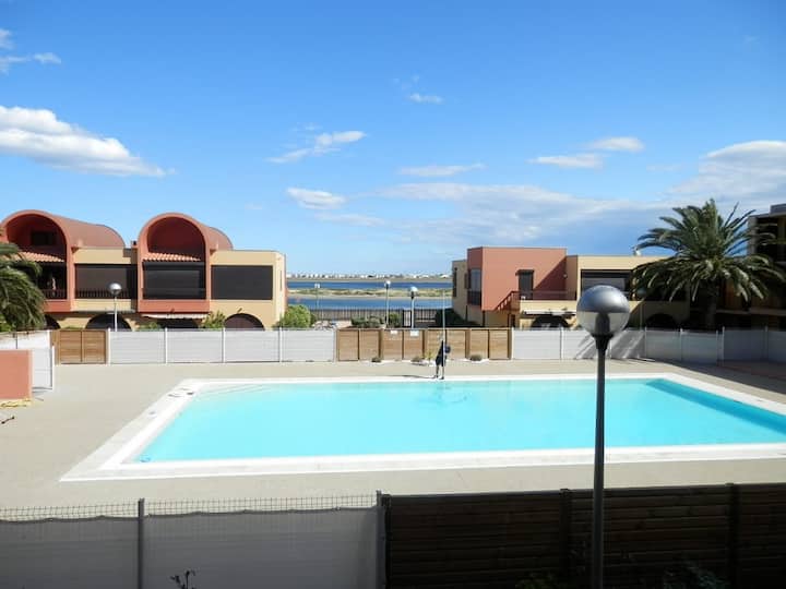 Studio 4pers  Terrasse Face à La Plage Grazel - Gruissan