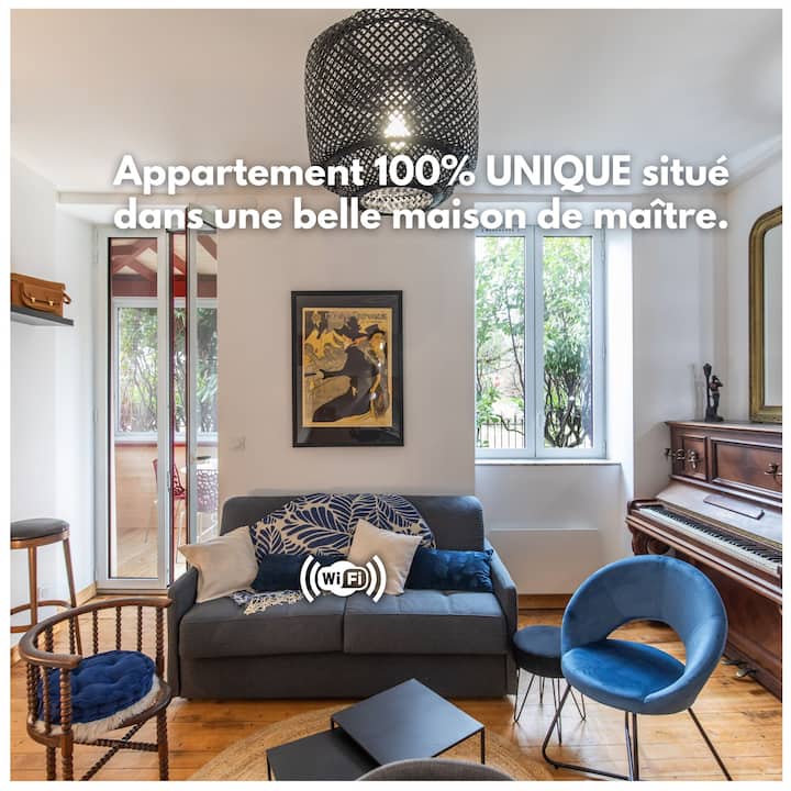 T3 Avec Parking Sécurisé Gratuit/véranda/wifi Hd - Bagnères-de-Bigorre