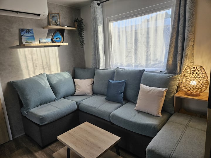 Mobil-home 3 Chambres Camping La Réserve Gastes - Gastes