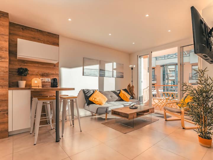 Moderne 2ch 2sdb | Hypercentre | Croisette | Clim - ibis Cannes Centre