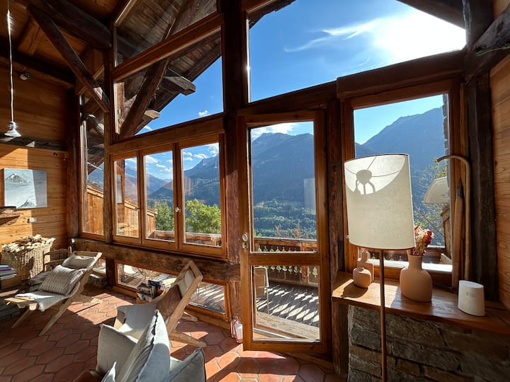 Chalet Cosy Pleine Nature 8/10 Pers, Vue Plein Sud - La Rosière