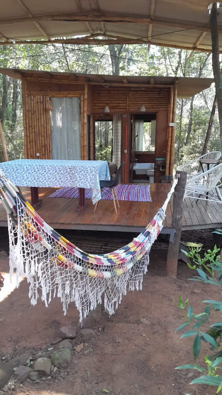 Casa De Bamboo En El Monte - Paraguay