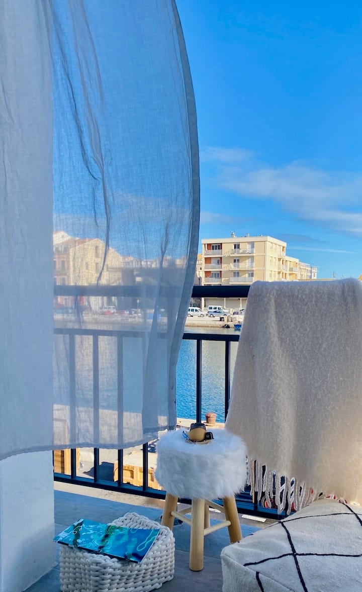 "La Criée" Sublime T4 Vue Sur Quai, Clim, Wifi - Sète