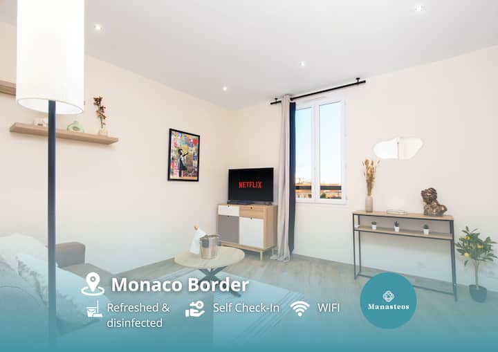 2mn Monaco - Hypercentre - Appartement Rénové - Bn - Beausoleil