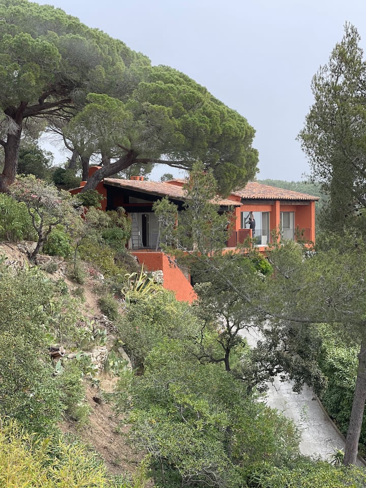 Charmante Woning Met Zeezicht En Cap Taillat - Ramatuelle