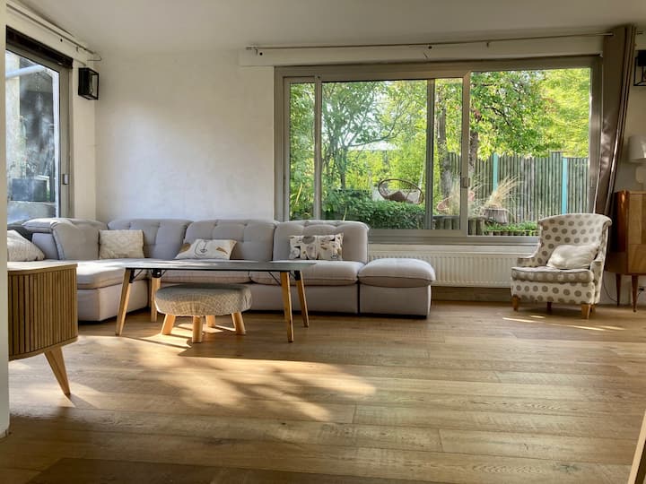 Grande Maison Cozy Avec Jardin - Montfort-l'Amaury