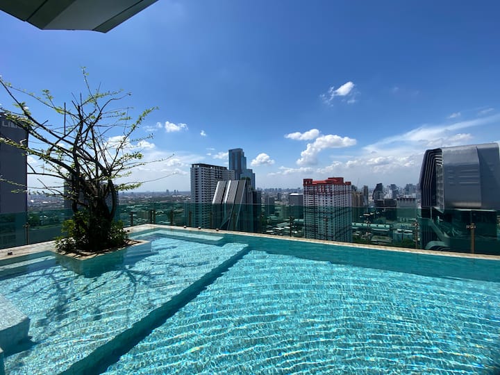 City Center/5m@bts/10m@arl/10m@siam/roof Pool - Bangkok