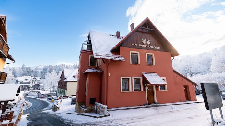 Apartament Karkonosz 6 Z Kominkiem I Balkonem - Karpacz