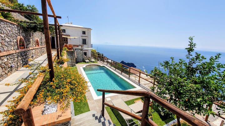 Villa Sunrise, Pool And Seaview In Amalfi Coast - Амальфи