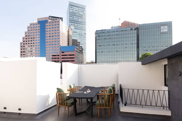 2 Brd Chic Art Deco In Downtown Location! - Ciudad de México