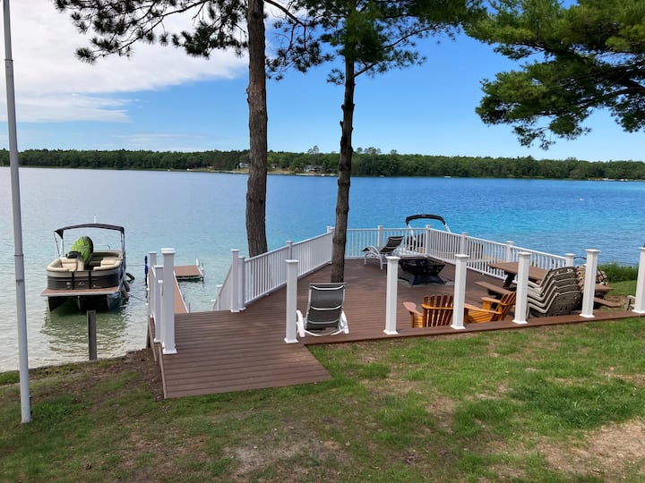 Up North Lake Home With Boat! - Clear Lake State Park, Atlanta