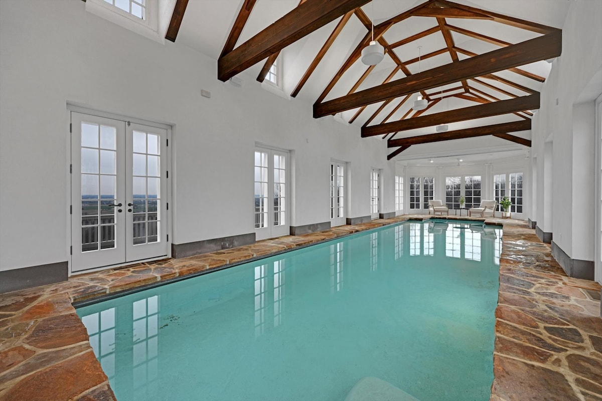 Roundtop Mansion/ Wellness retreat w/Indoor Pool - Castles for Rent in ...