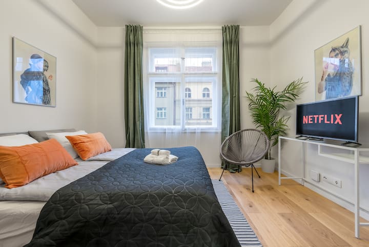 Stylish 2bed Apt For Fam&friends - Prag