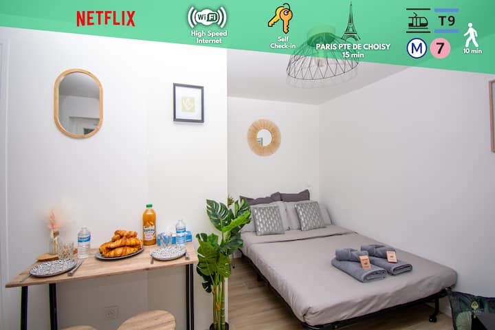 Studio Cocooning Ivry (10' Paris) - Ivry-sur-Seine