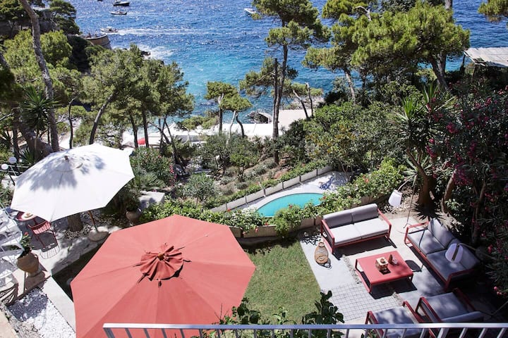 Villa Cisterna Capri Private Beach Front With Pool - Isola di Capri
