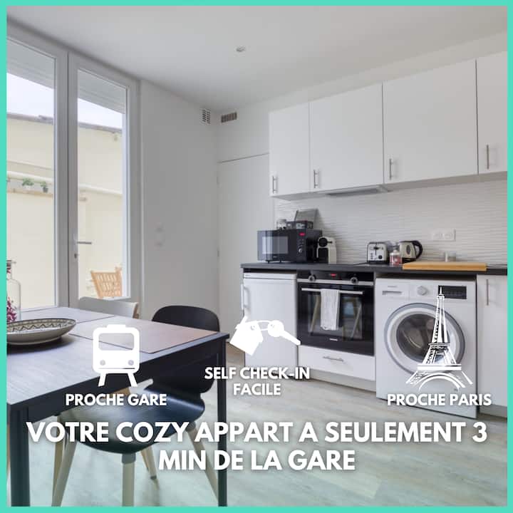 Cozy Appart 4 Proche Gare - Cozy Houses - Saint-Aubin