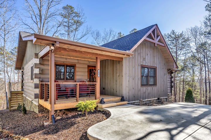 Beaumont - Lux Mountain View Cabin With Hot Tub - Ellijay