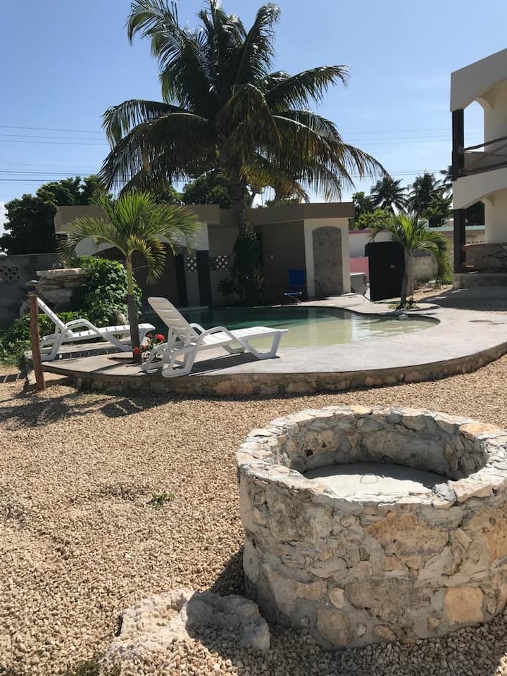 Beachside 1br • Steps To Sand • Pool & Swim-up Bar - Yucatán
