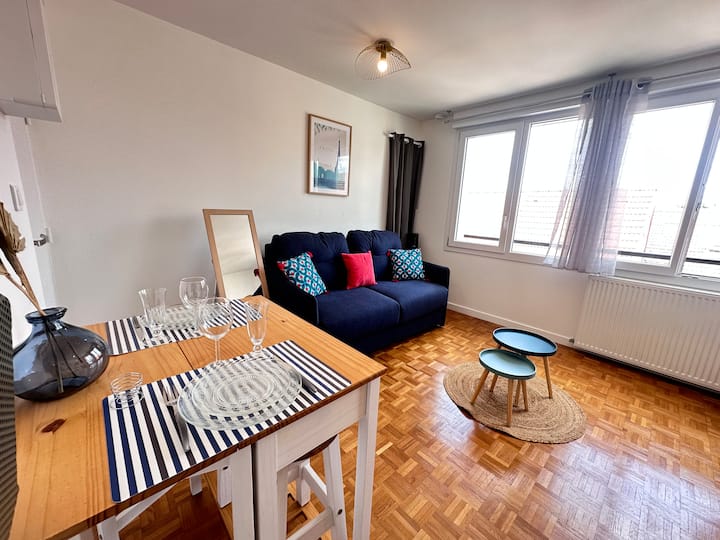 La Suite Des 3 Piliers Studio Avec Parking Privé - 蘭斯