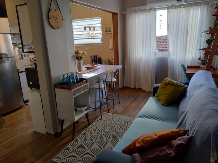 Lindo Apto. Na Praia Tupi - 300m Do Mar - Praia Grande