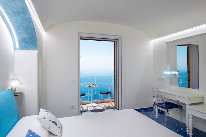 Blu Mare: Camera Vista Mare - Praiano