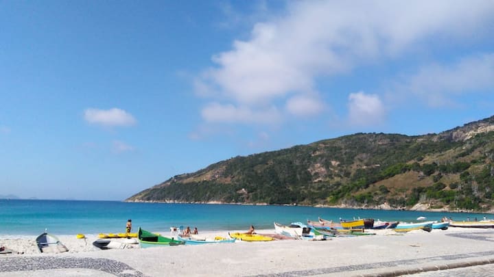 Apt Pé Areia, 3/4(2 Suíts),2 Gar/wifi/selfcheckin - Arraial do Cabo